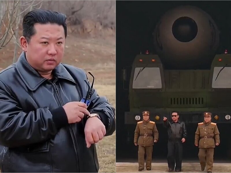 Kim Çen In yeni ballistik raketi ilə klip çəkdi - FOTO/VİDEO